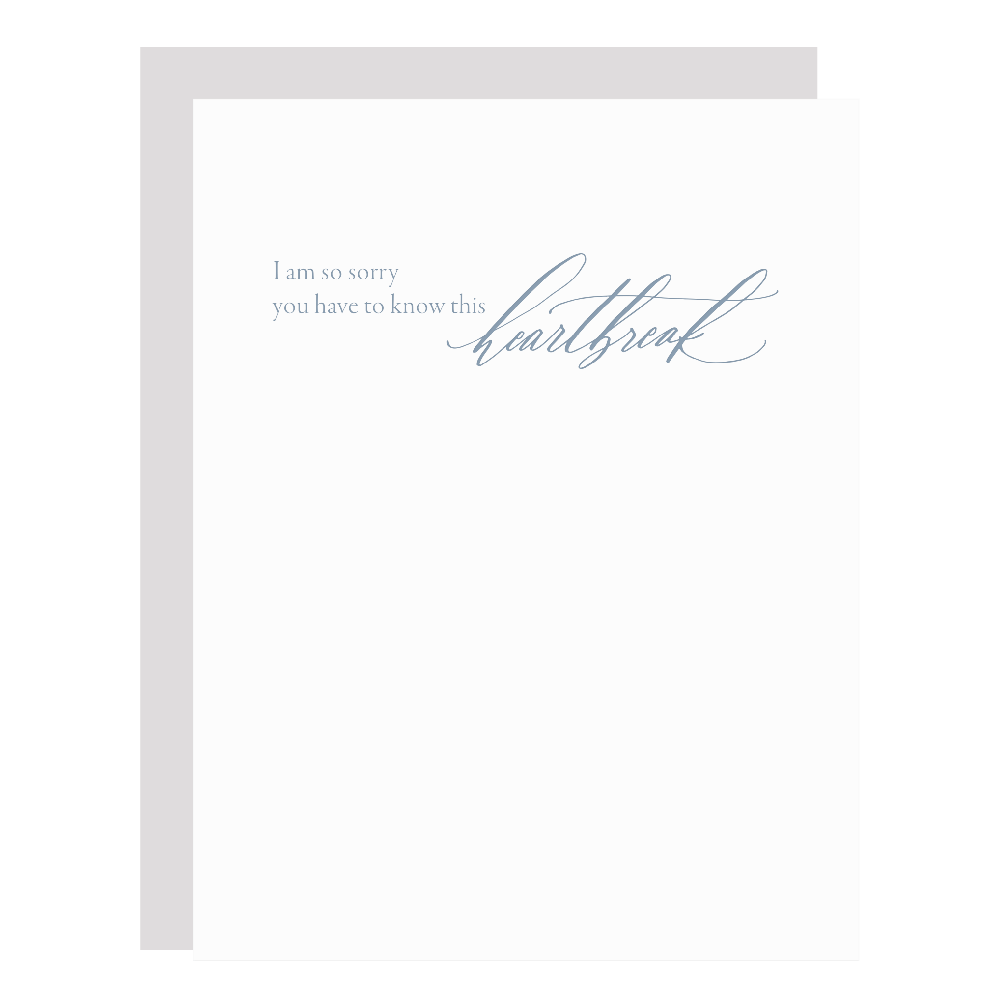 Know This Heartbreak Card - Spiral Circle