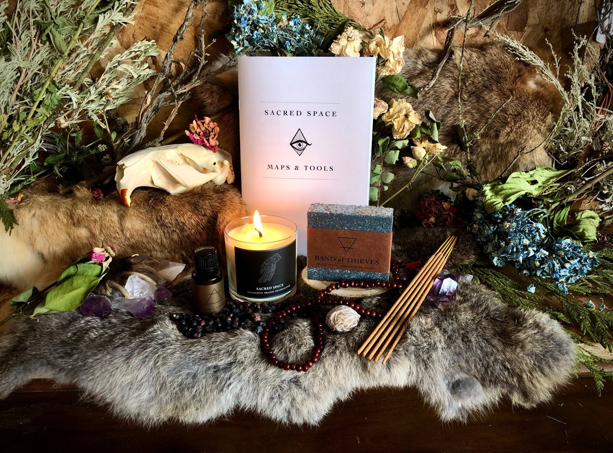 Sacred Space Ritual Kit - Spiral Circle